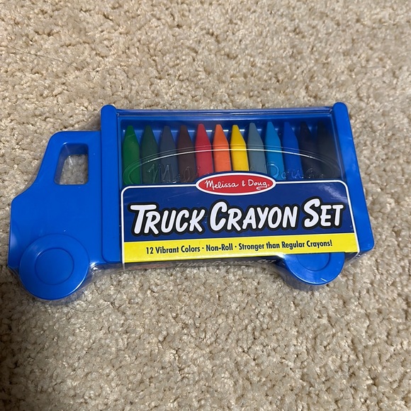 Melissa Doug Toys Melissa Doug Truck Crayon Set Poshmark
